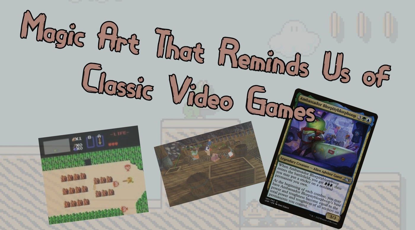 Magic Art That Reminds Us of Classic Video Games - Original Magic Art