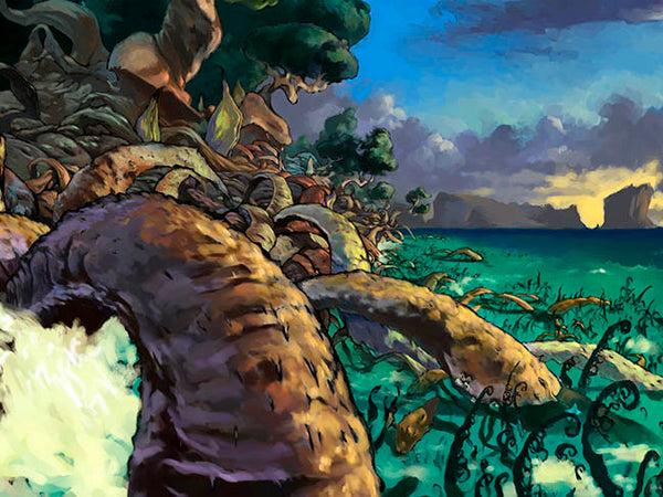 Anthony Scott Waters Tagged "Elemental Mutant" - Original Magic Art