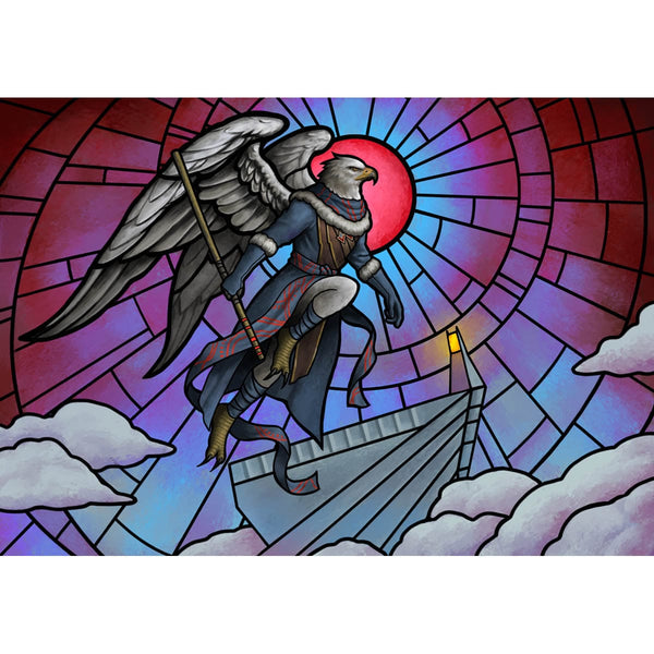 Balmor, Battlemage Captain Print - Original Magic Art