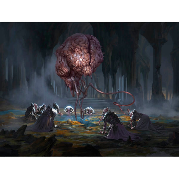 Elder Brain Print - Original Magic Art