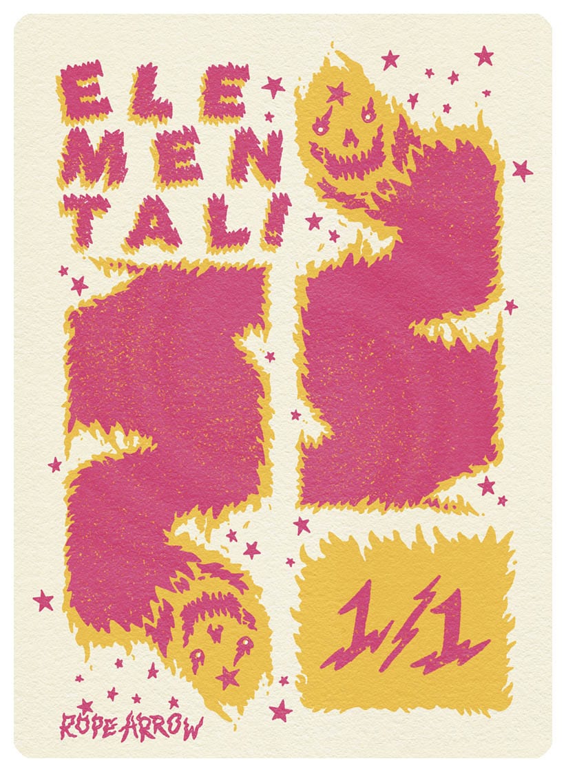 Rope Arrow - Original Magic Art