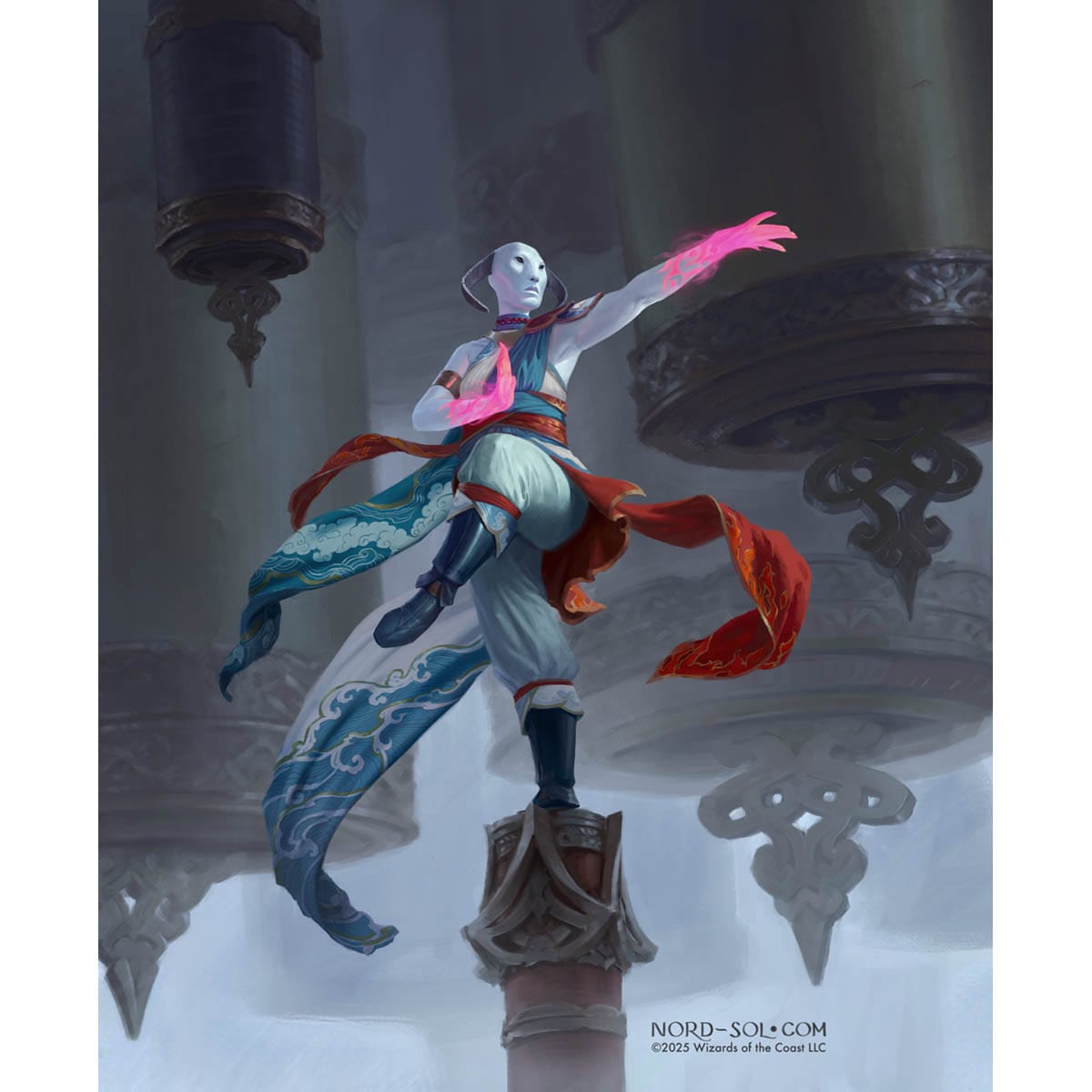 Elsha, Threefold Master Print - Original Magic Art