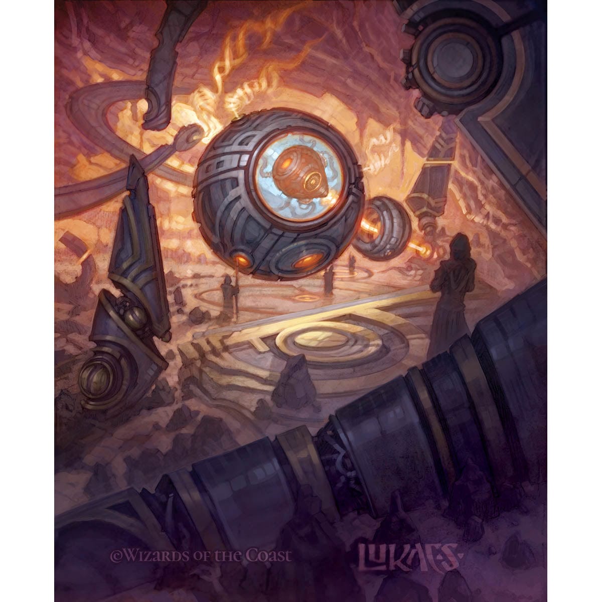 Thran Dynamo Print - Original Magic Art