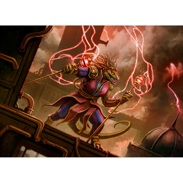 Overclocked Electromancer Print - Original Magic Art