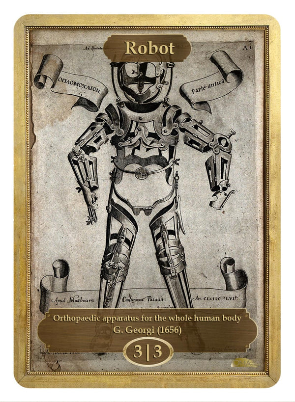 Robot Token (3/3) by G. Georgi - Original Magic Art