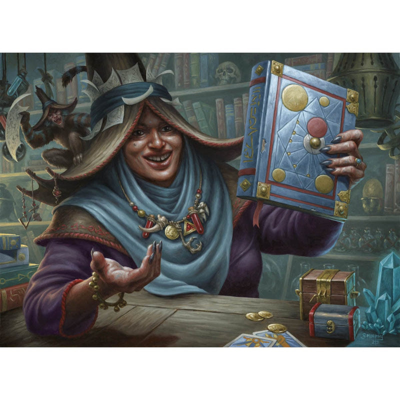 Spellbook Vendor Print - Original Magic Art