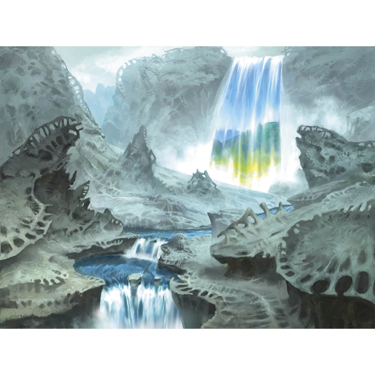 Sylvan Scrying Print - Original Magic Art