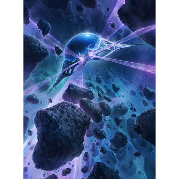 Uthros Scanship Print - Original Magic Art