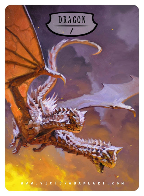 Dragon Token by Victor Adame Minguez - Original Magic Art