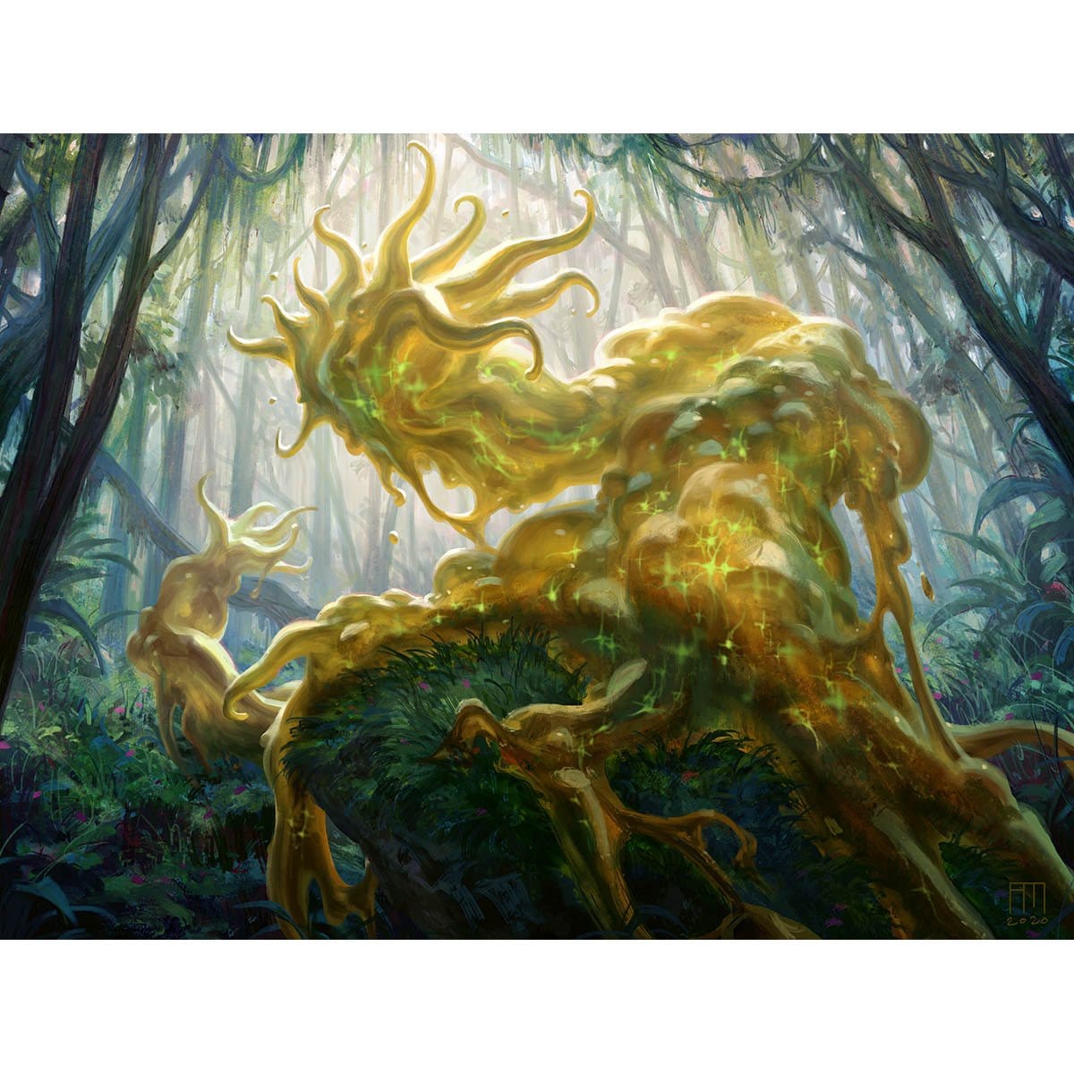 Aeve, Progenitor Ooze Print - Original Magic Art
