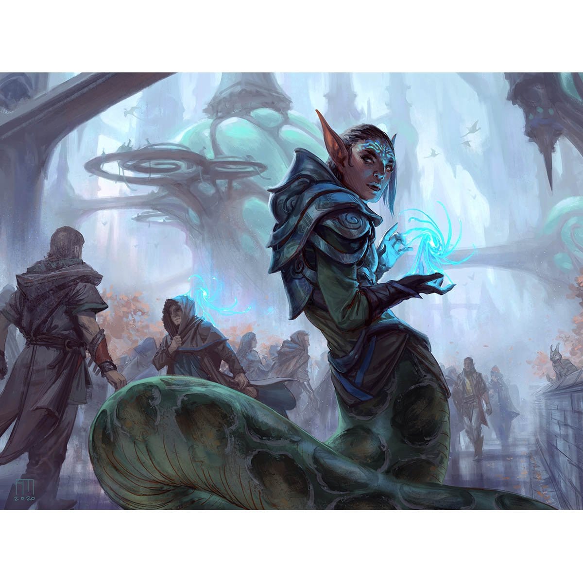 Lonis, Cryptozoologist Print - Original Magic Art