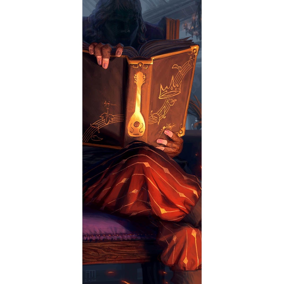 Bard Class Print - Original Magic Art