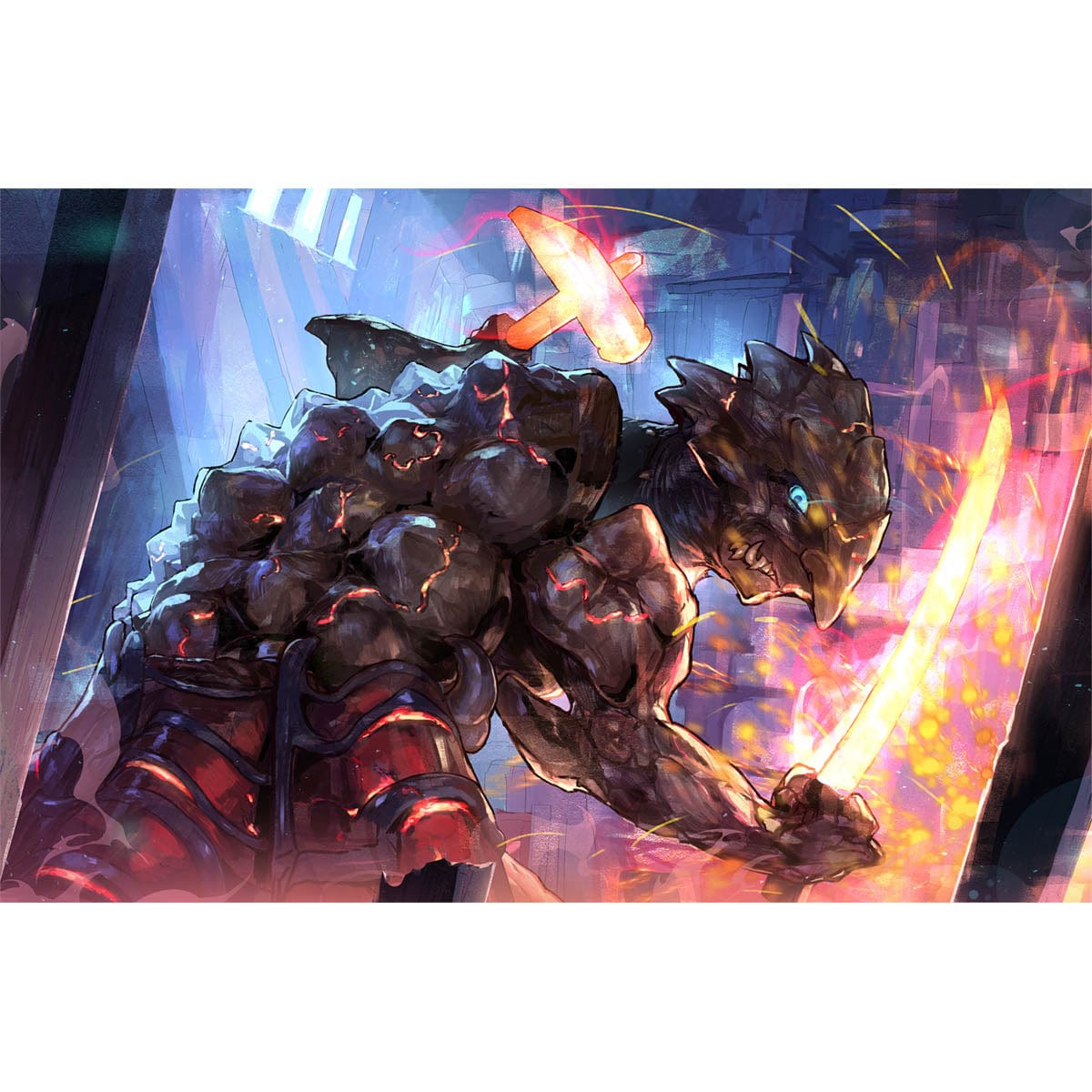 Akki Ronin Print - Original Magic Art