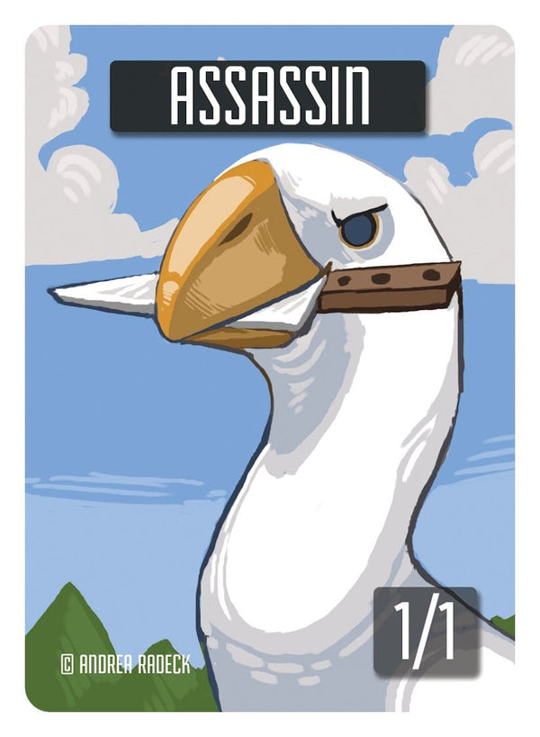 Assassin Token (1/1) by Andrea Radeck - Original Magic Art