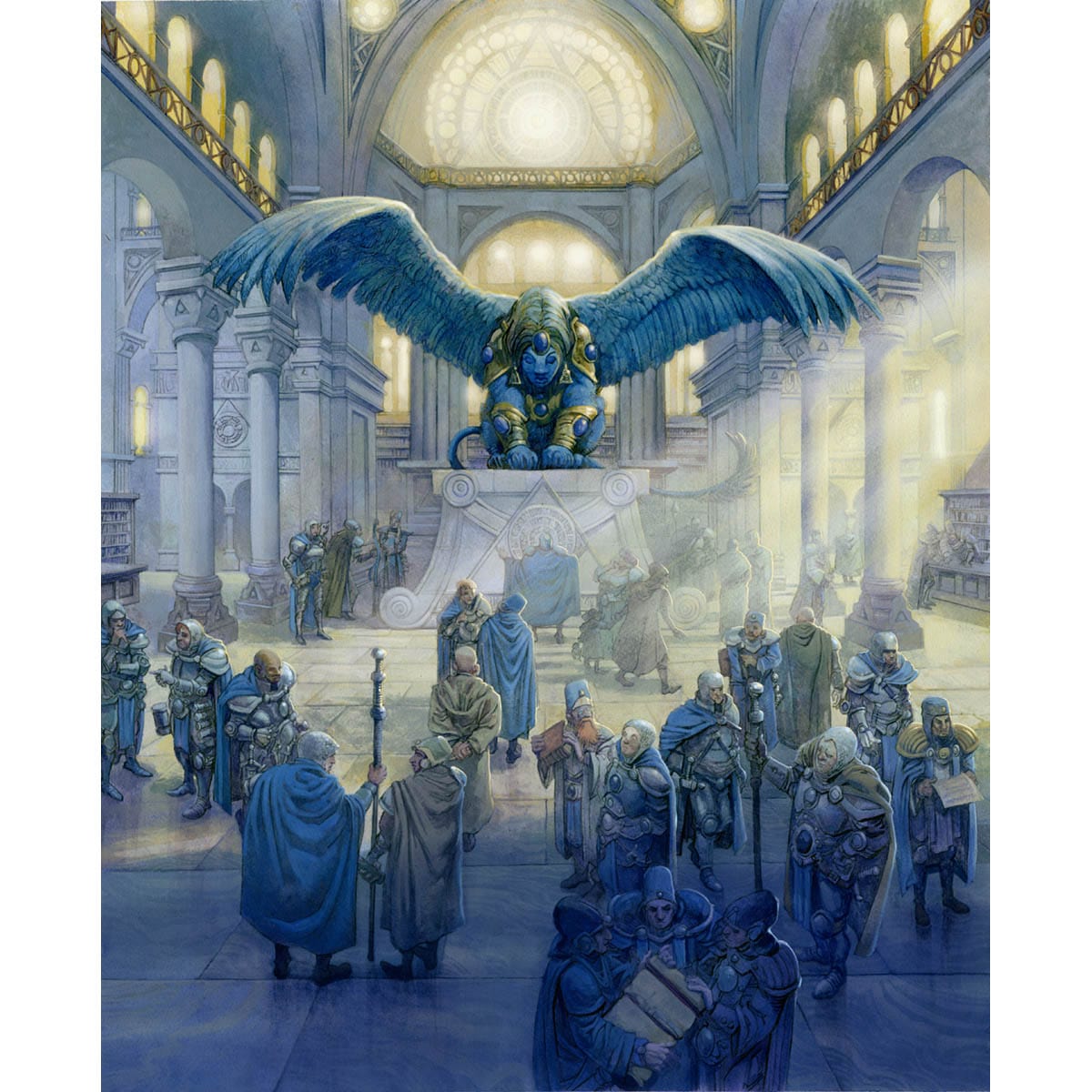 Azorius Chancery Print - Original Magic Art
