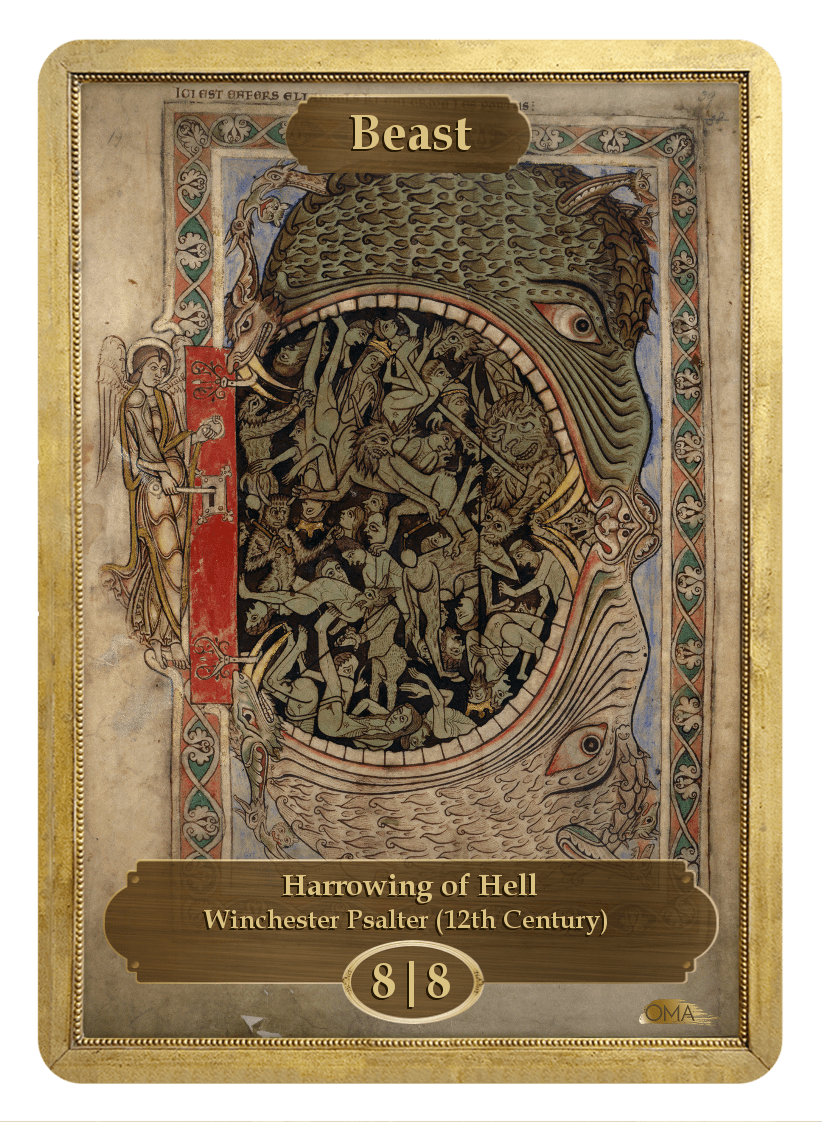 Beast Token (8/8) by Winchester Psalter - Original Magic Art