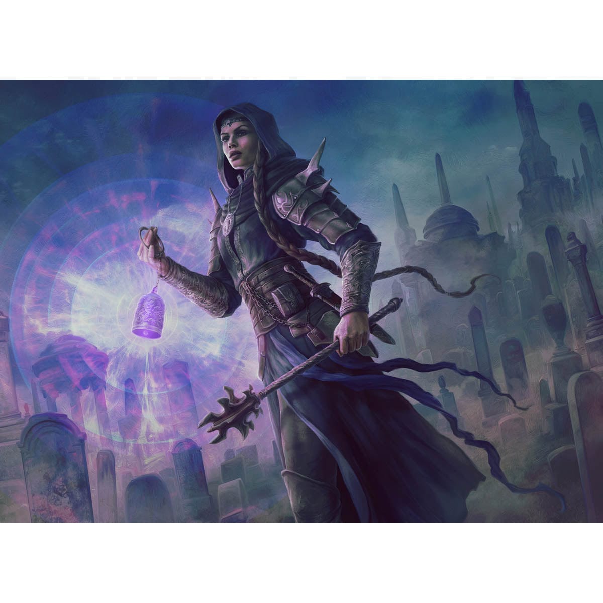 Bonecaller Cleric Print - Original Magic Art