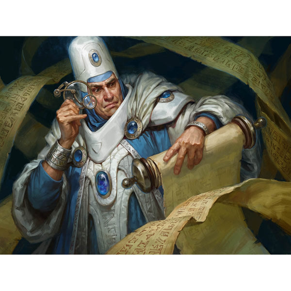 Jumpstart Tagged "Human Advisor" - Original Magic Art