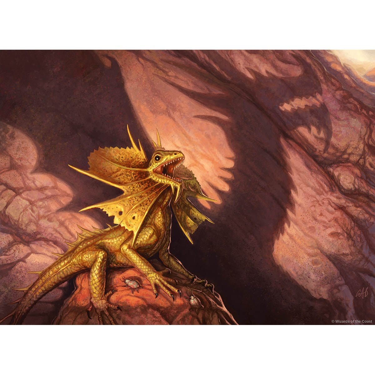 Shifting Shadow Print - Original Magic Art