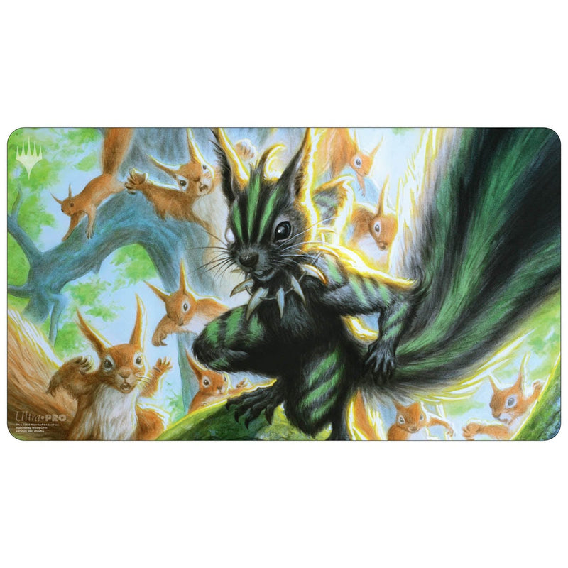Chatterfang, Squirrel General Playmat - Original Magic Art