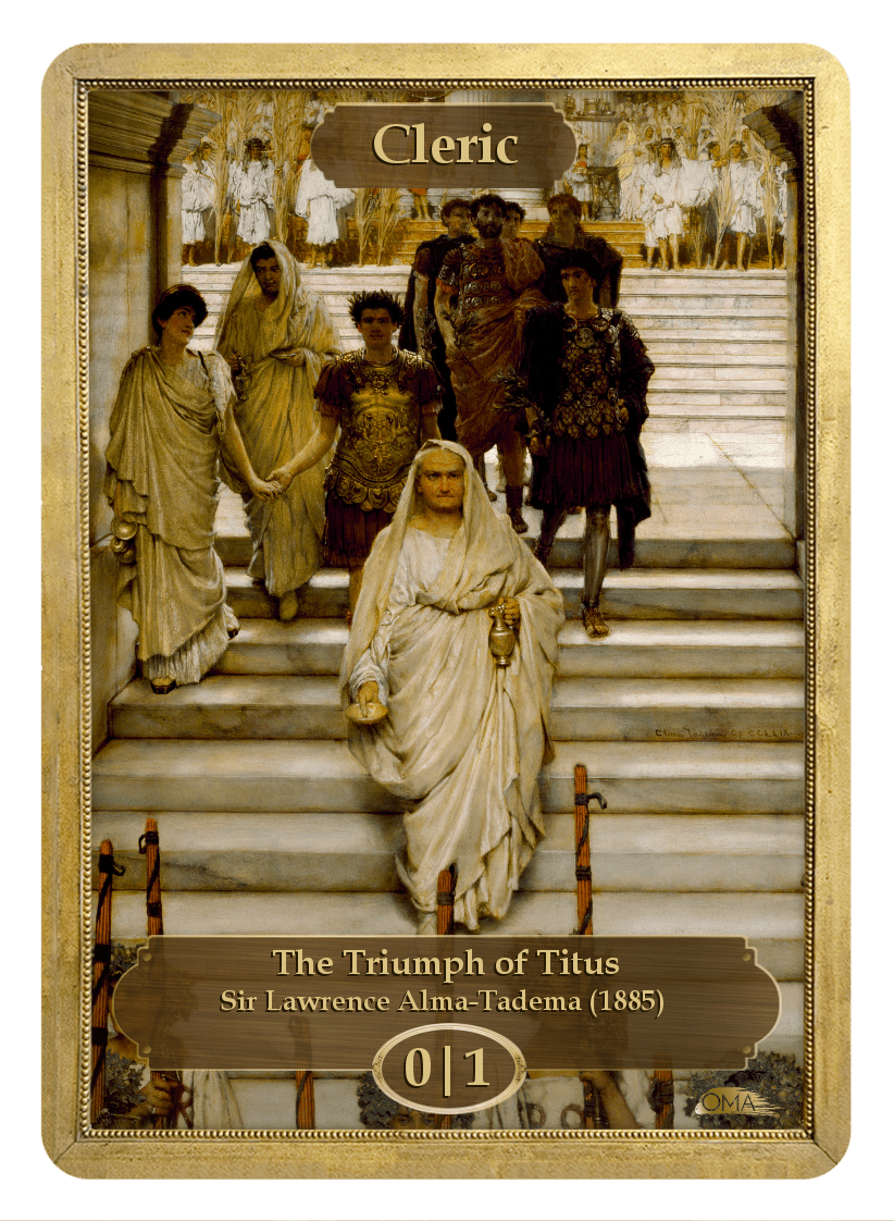 Patreon Tokens Tagged "Cleric" - Original Magic Art