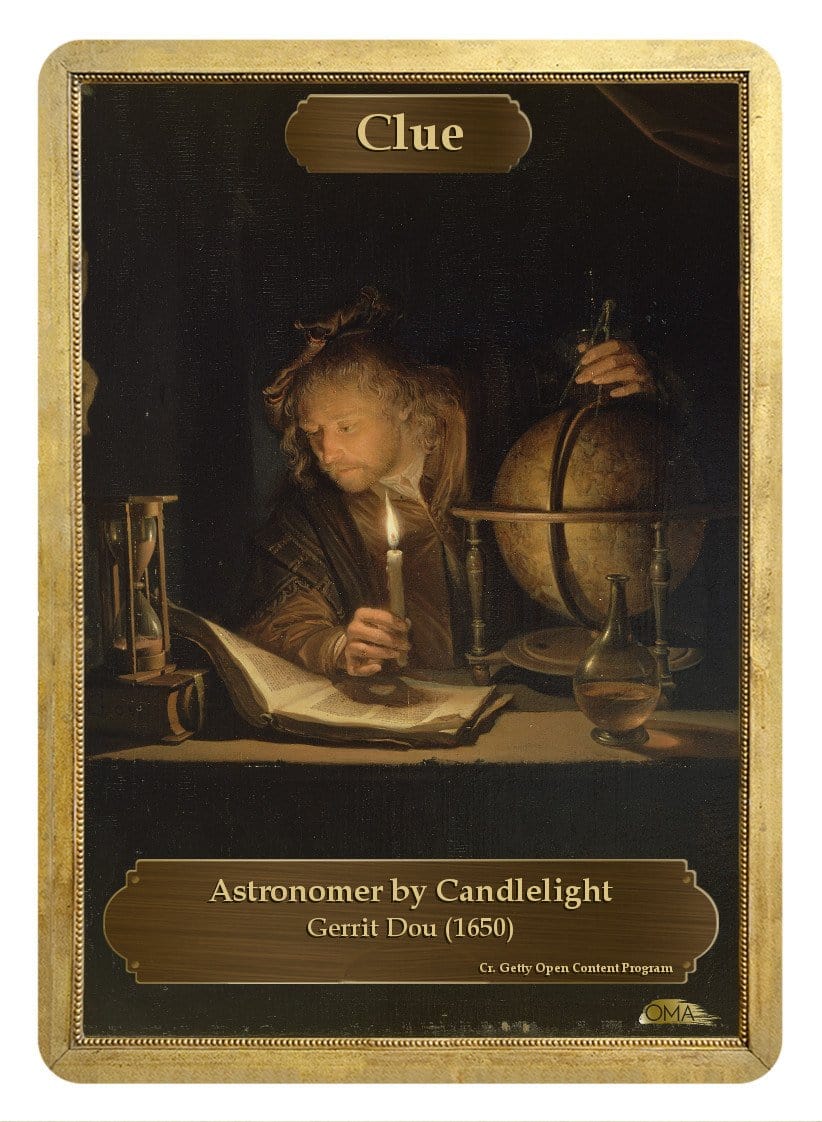 Classic Edition Tagged "Clue" - Original Magic Art