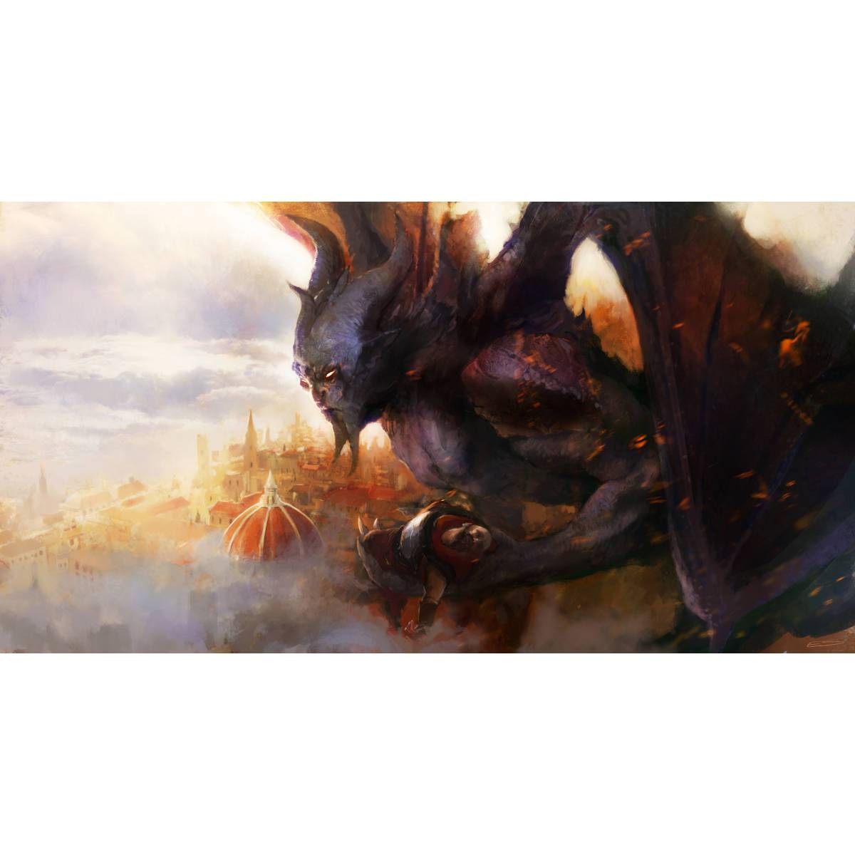 Magic The Gathering Demon Art