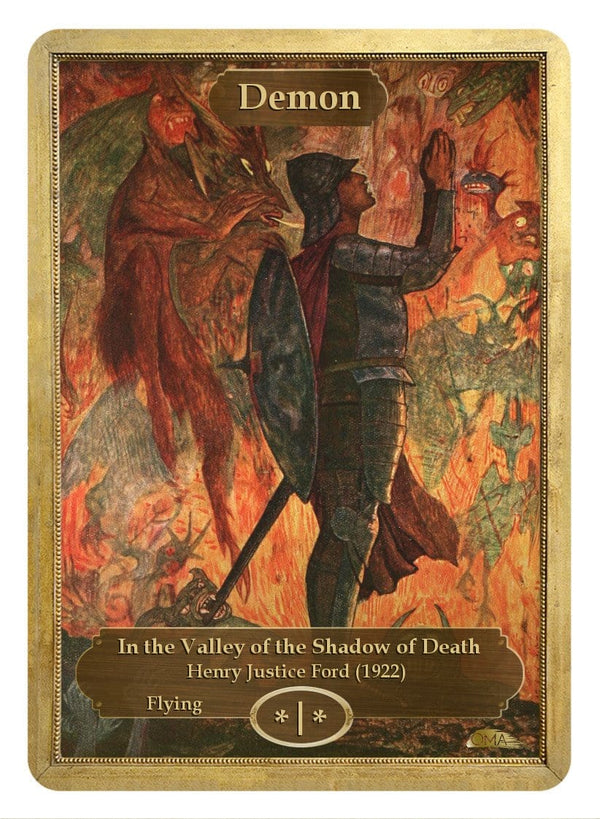 Demon Token (*/*) by Henry Justice Ford - Original Magic Art