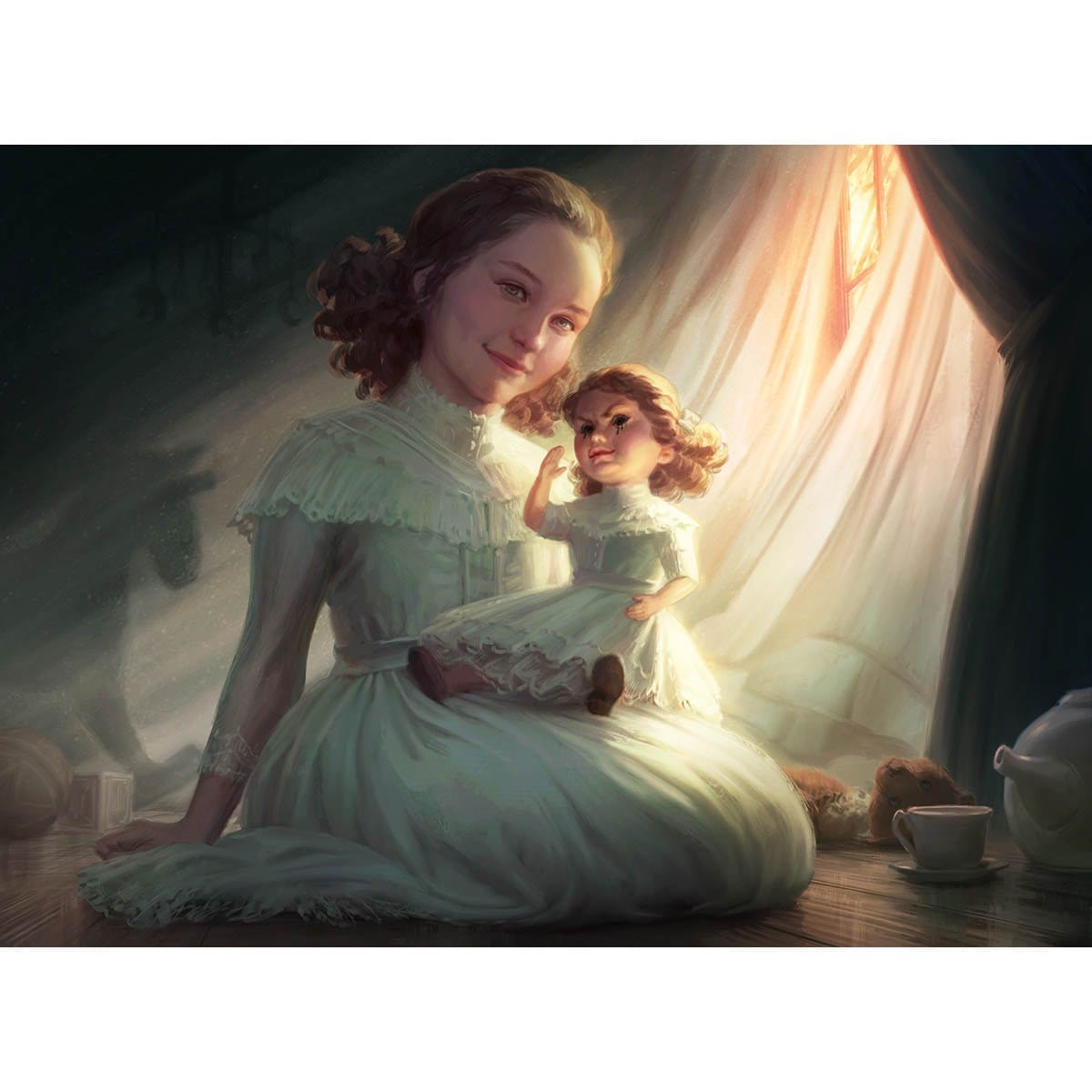 Demonic Tutor Print - Original Magic Art