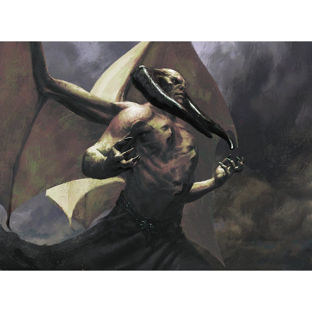 Igor Kieryluk Tagged "Demon" - Original Magic Art