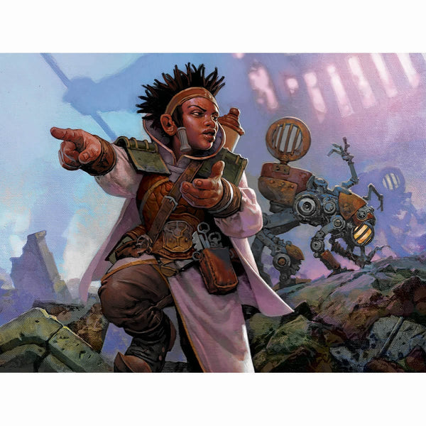 Commander 2021 Tagged "Dwarf Artificer" - Original Magic Art