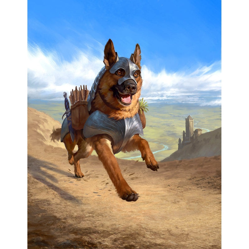 Dog Token Print - Original Magic Art