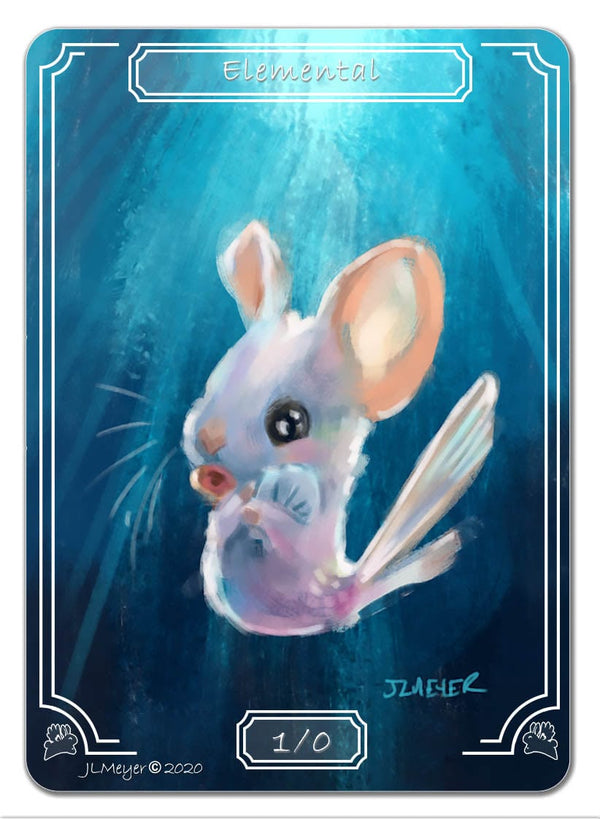 Elemental Token (1/0) by Jennifer L. Meyer - Original Magic Art
