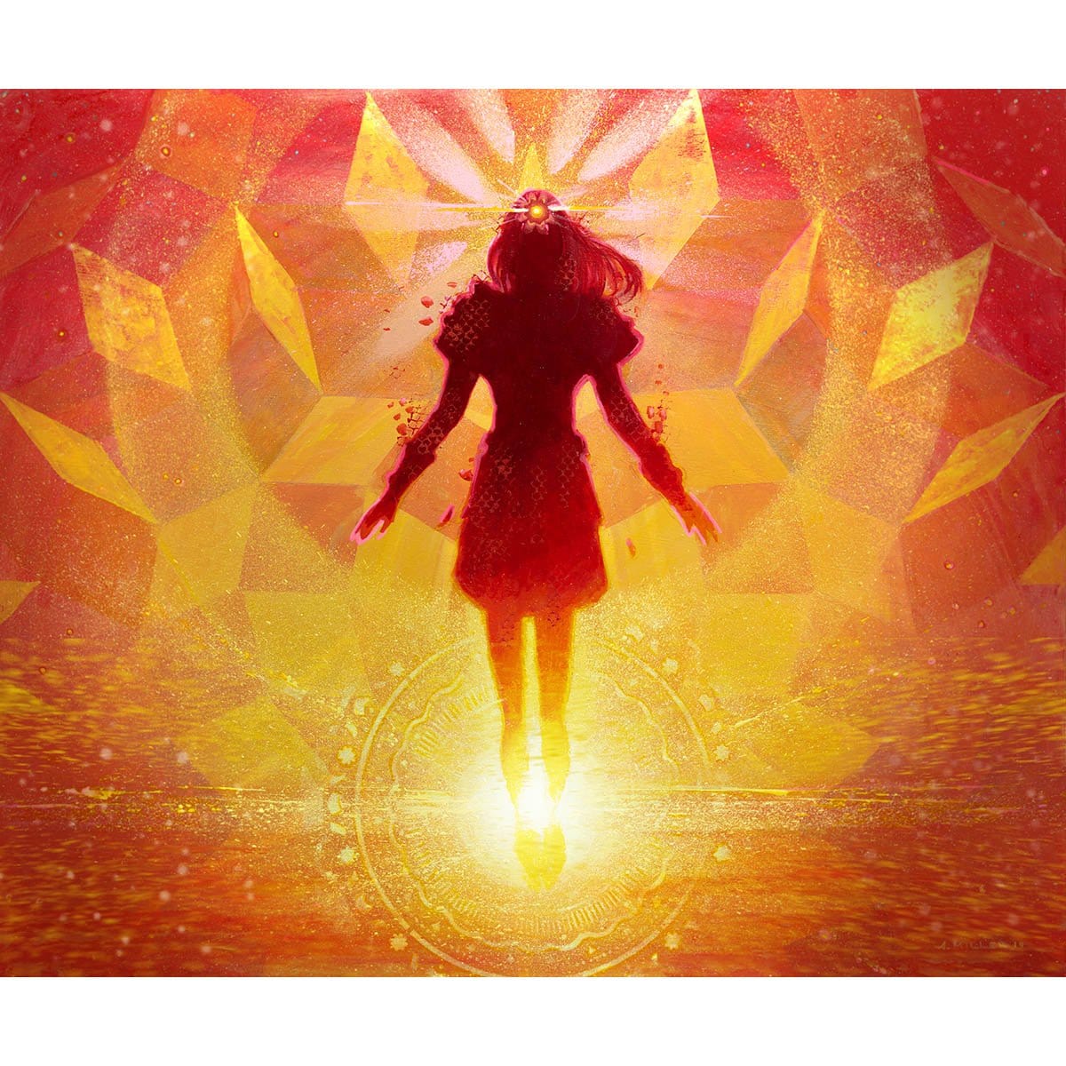 Enlightened Tutor Print - Original Magic Art