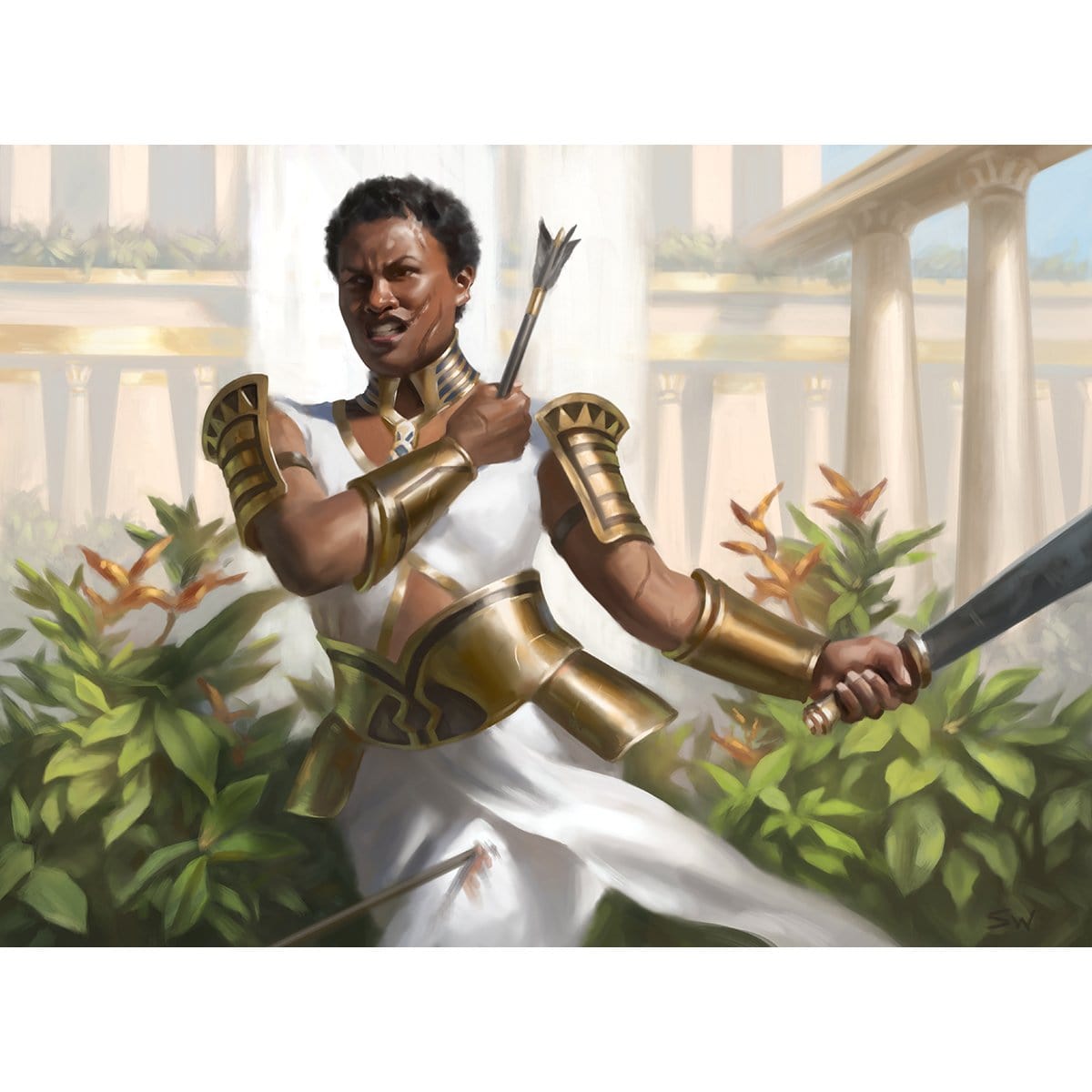 Exemplar of Strength Print - Original Magic Art