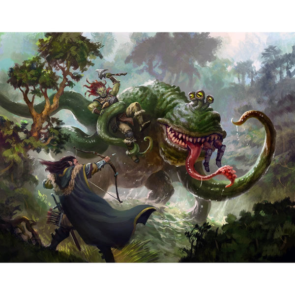 Froghemoth Print - Original Magic Art