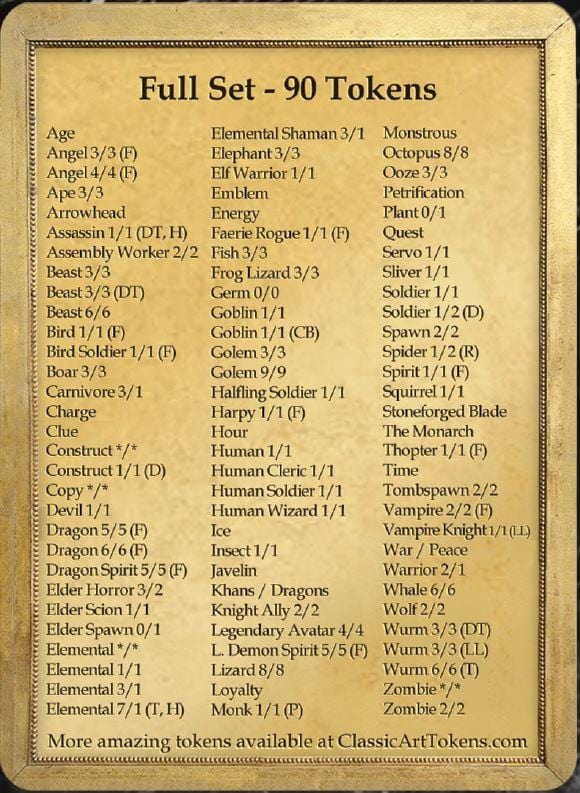 Full Set - Marble Edition - Original Magic Art