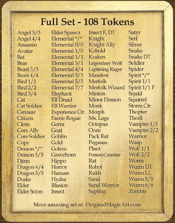 Full Set - Classic Edition - Original Magic Art