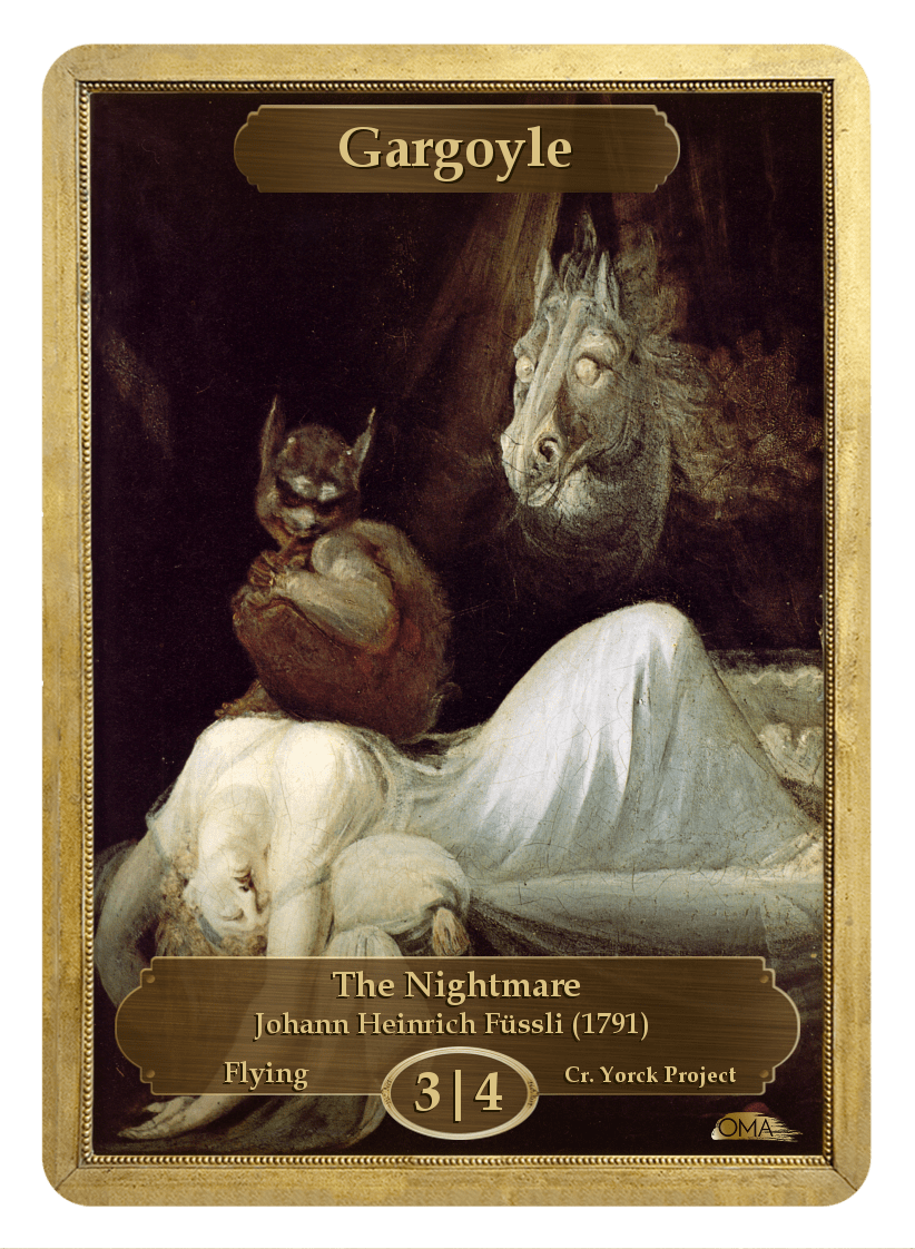 Patreon Tokens Tagged "Gargoyle" - Original Magic Art