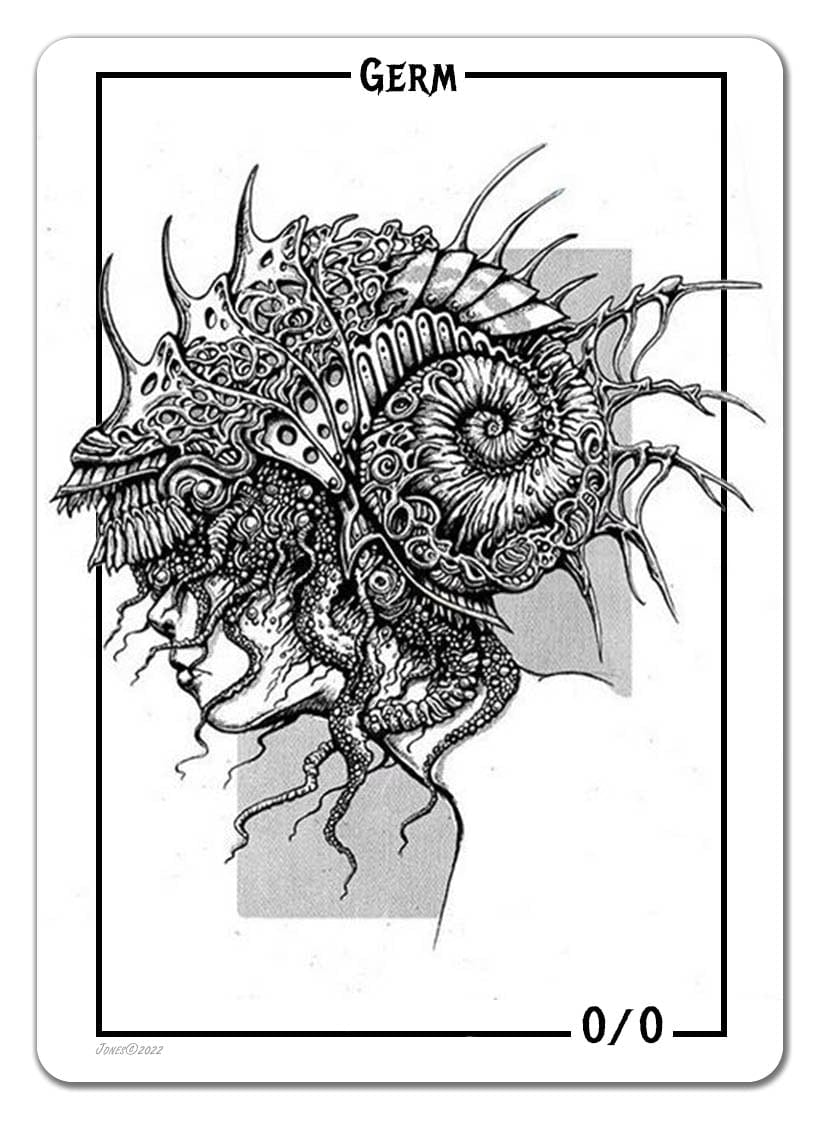 Germ Token (0/0) by Justine Jones - Original Magic Art