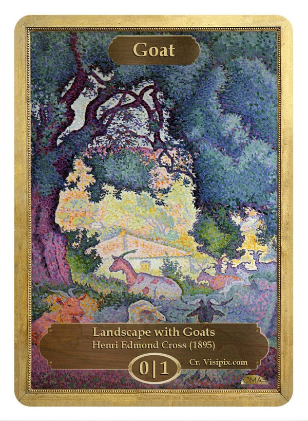 Goat Token (0/1) by Henri Edmond Cross - Original Magic Art