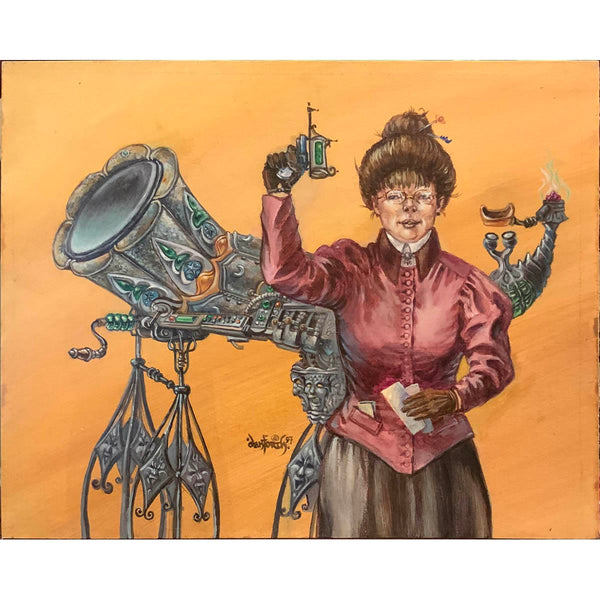 Professor Susan Franklin by Liz Danforth - Original Magic Art