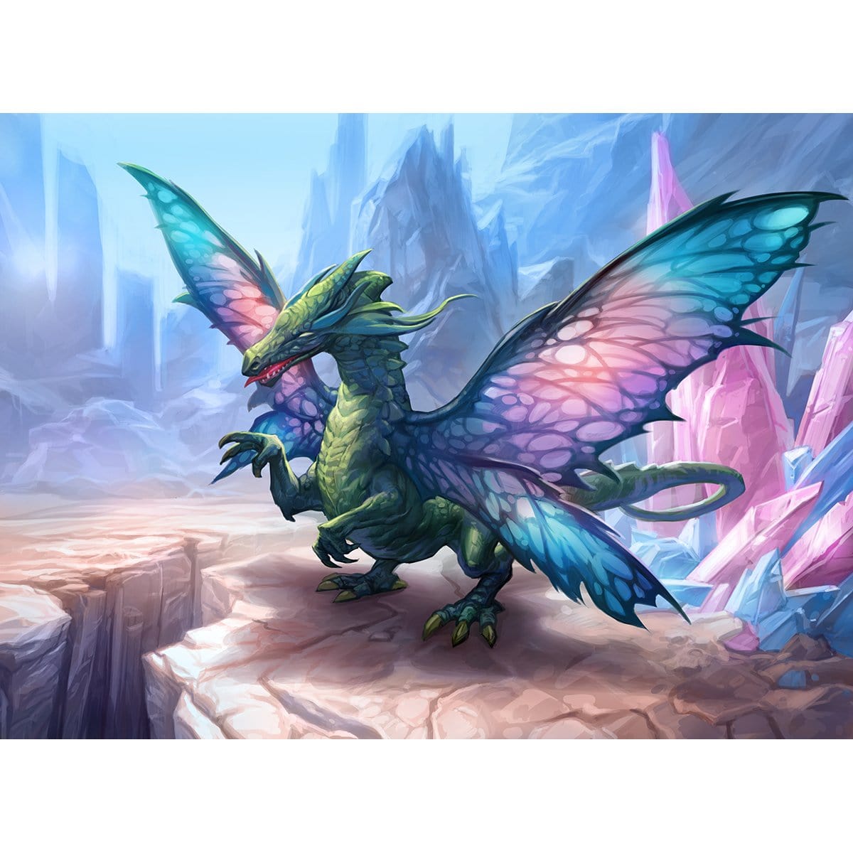 Sprite Dragon Print - Original Magic Art