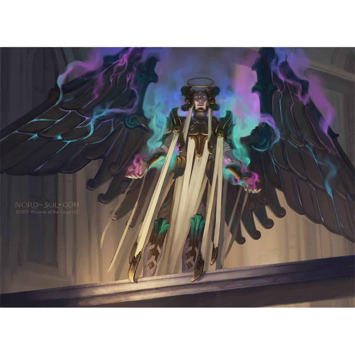 Inspiring Overseer Print - Original Magic Art