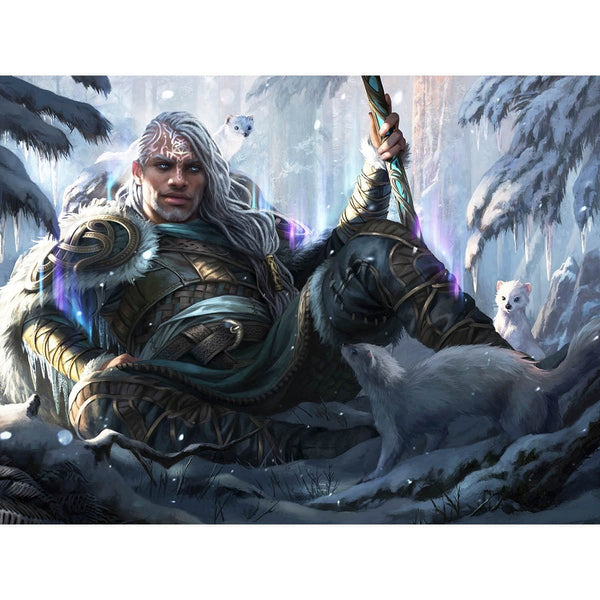 Magali Villeneuve Tagged "Legendary Snow Creature" - Original Magic Art