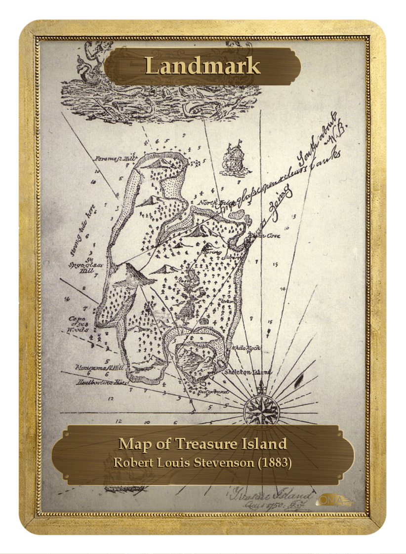 Treasure Island Book Map