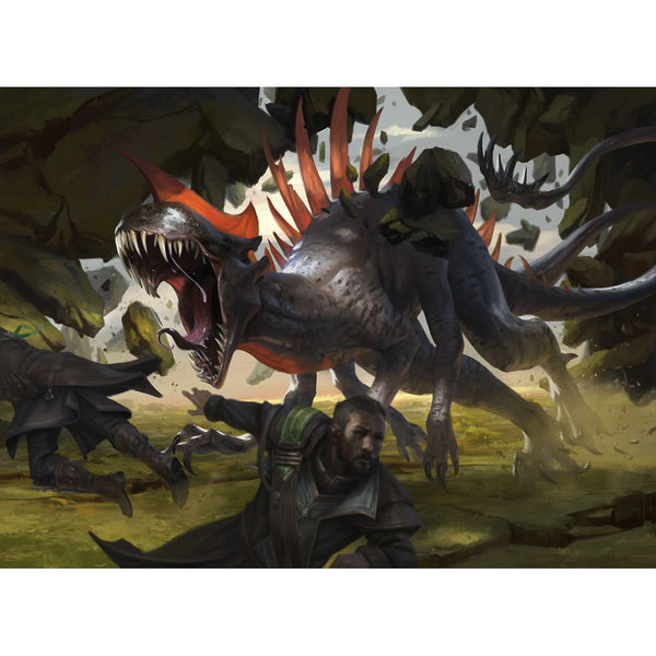 Mike "Daarken" Lim Tagged "Nightmare Dinosaur" - Original Magic Art