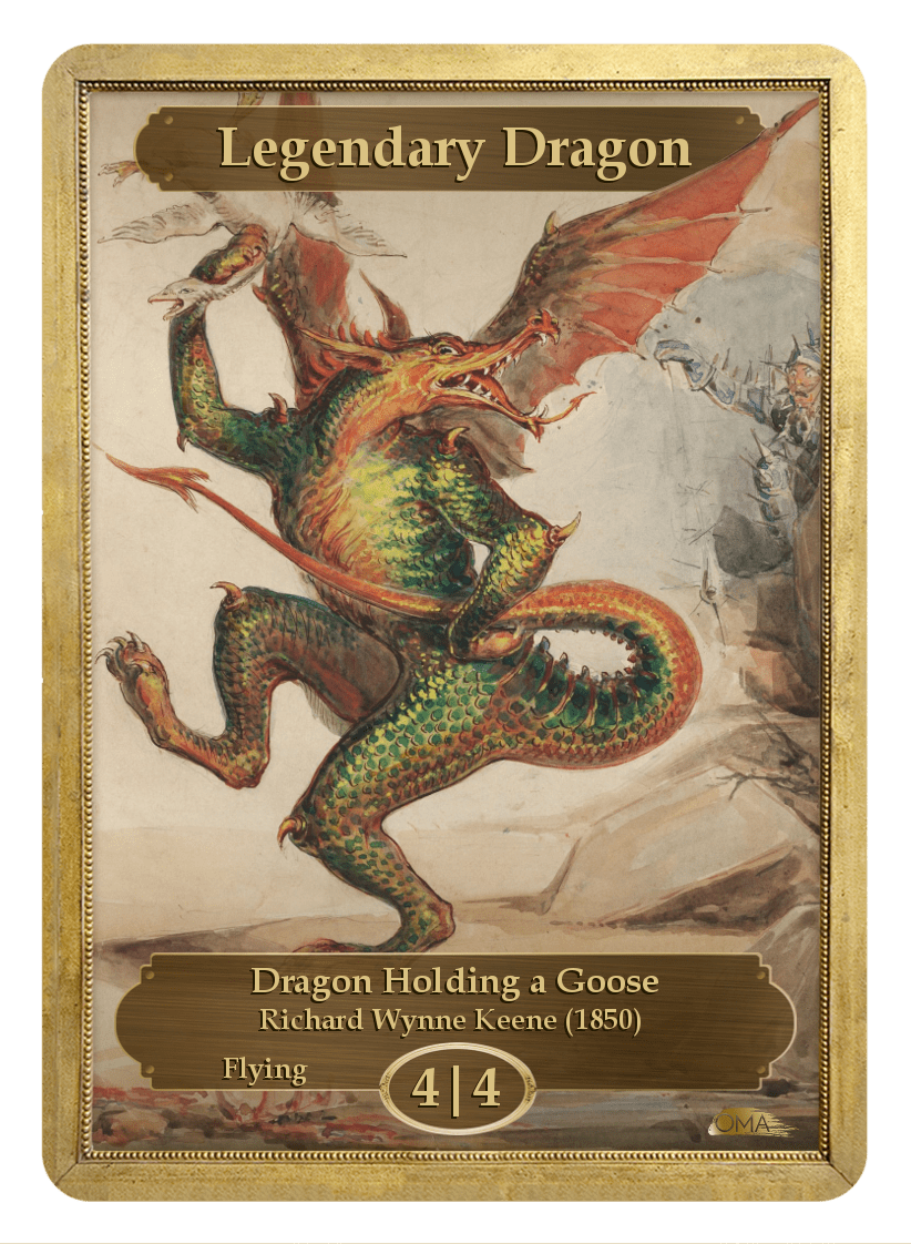 Patreon Tokens Tagged "Legendary Dragon" - Original Magic Art