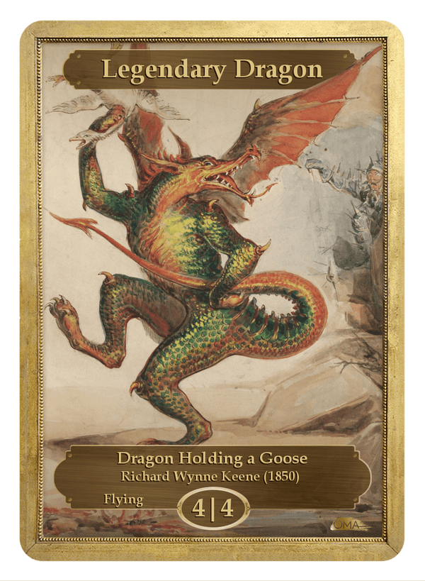 Patreon Tokens Tagged "Legendary Dragon" - Original Magic Art