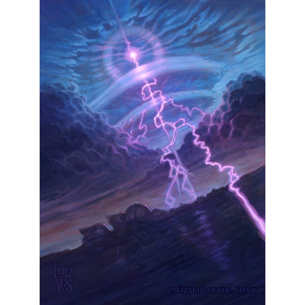 Lightning Bolt Painting